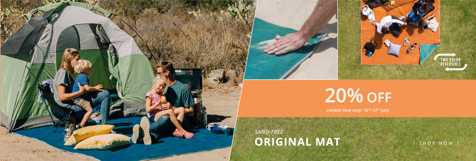 Sand-Free Camping and Beach Mats — CGEAR SAND-FREE